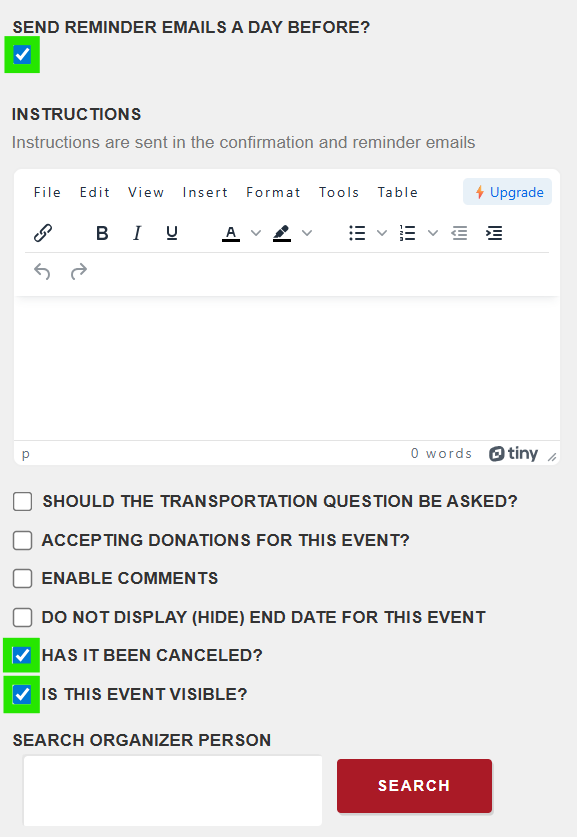 How to cancel an event? – HELPFUL VILLAGE