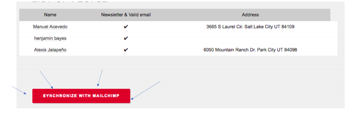 How to synchronize with the MailChimp button? – HELPFUL VILLAGE