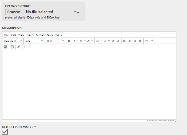 How to create a New Event? – HELPFUL VILLAGE