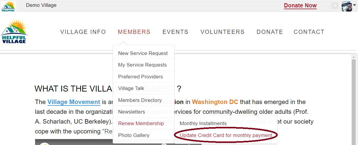 How to update your credit card for monthly payments ? – HELPFUL VILLAGE