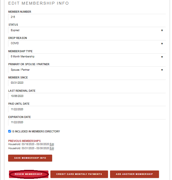 How does an Admin or a Members Manager enter a one time payment for a ...
