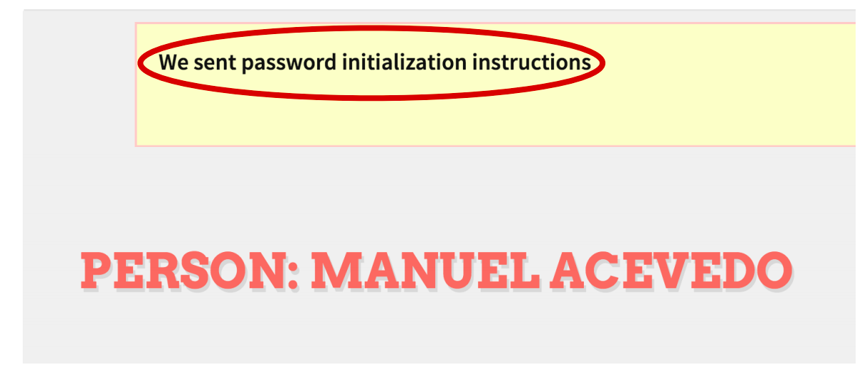 How to send password instructions to a person ? – HELPFUL VILLAGE