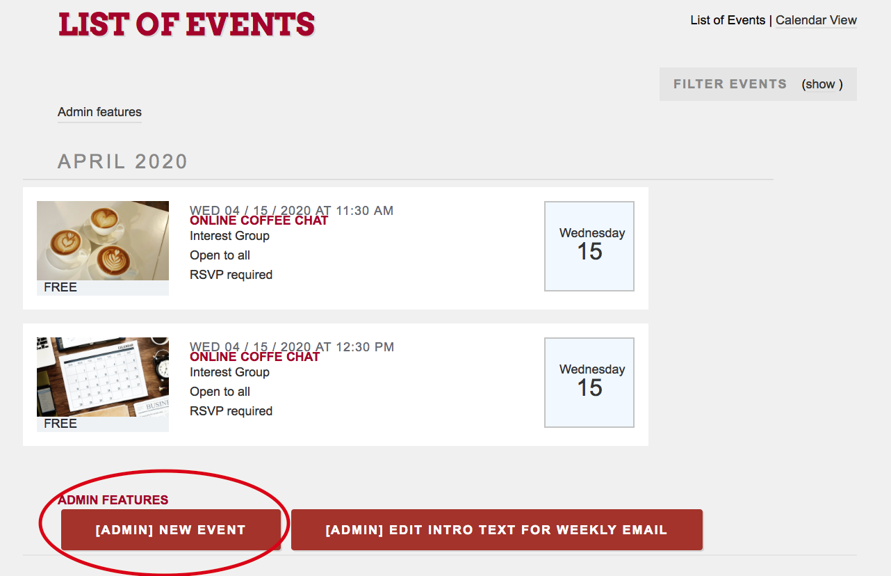 How to create a zoom event with version 1 ? – HELPFUL VILLAGE