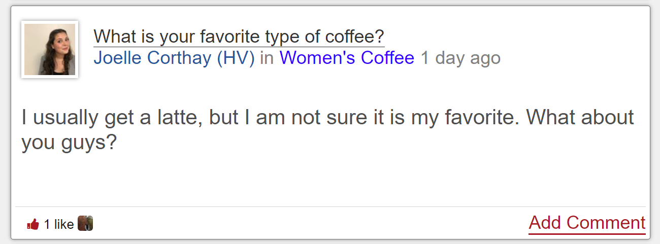 How to like and comment on other's posts in Village Talk – HELPFUL VILLAGE