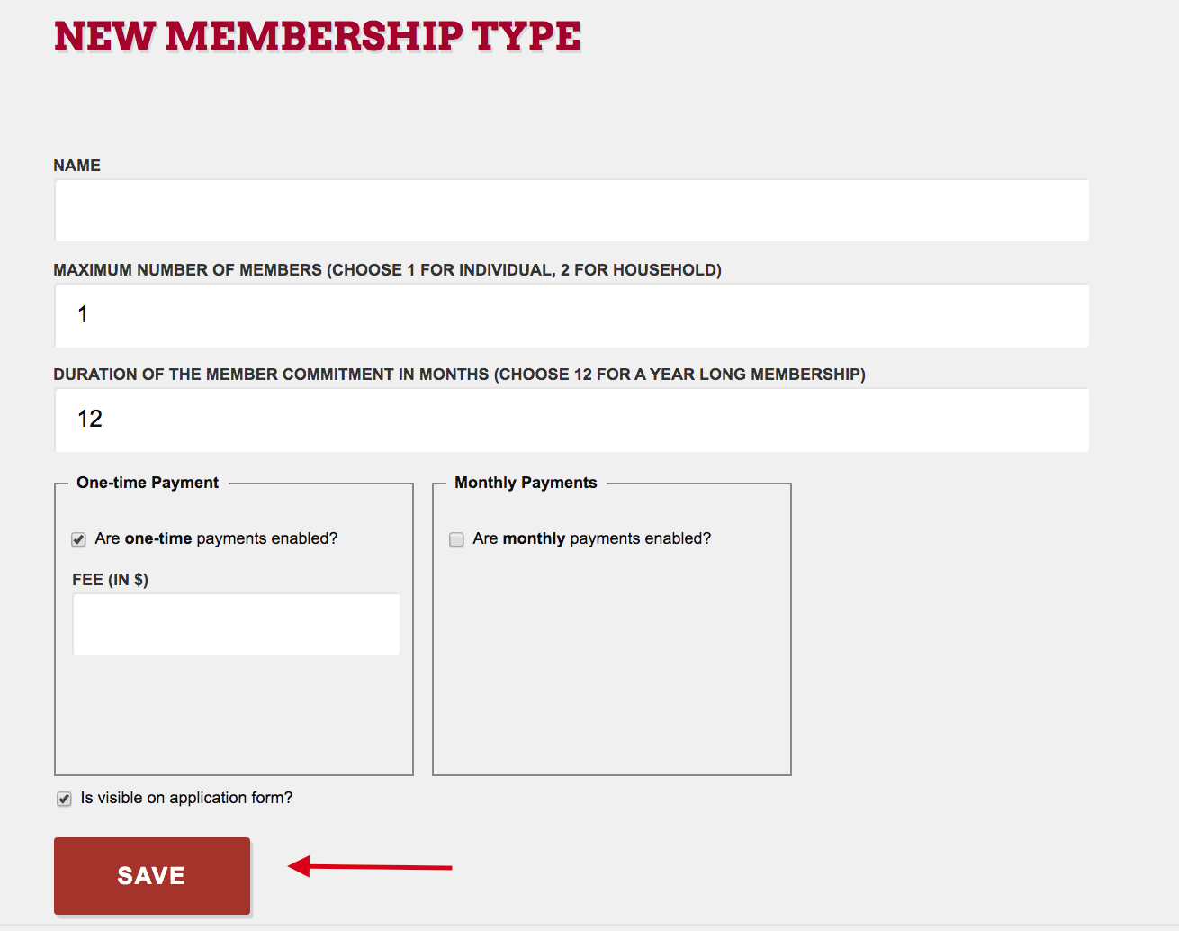 How to configure Membership Types? – HELPFUL VILLAGE