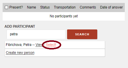 How to register a participant to an event ? – HELPFUL VILLAGE