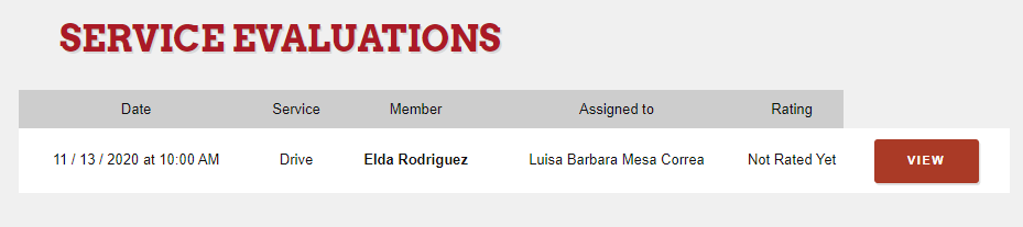 How does a Member complete a service evaluation ? – HELPFUL VILLAGE