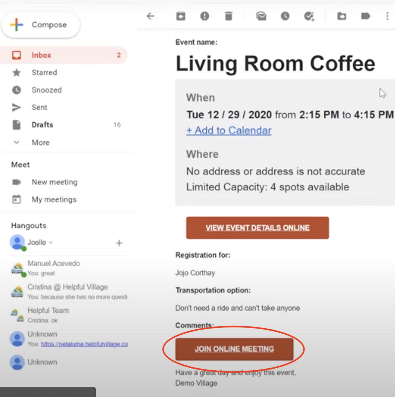 Members- How to join online meeting from confirmation email or reminder ...